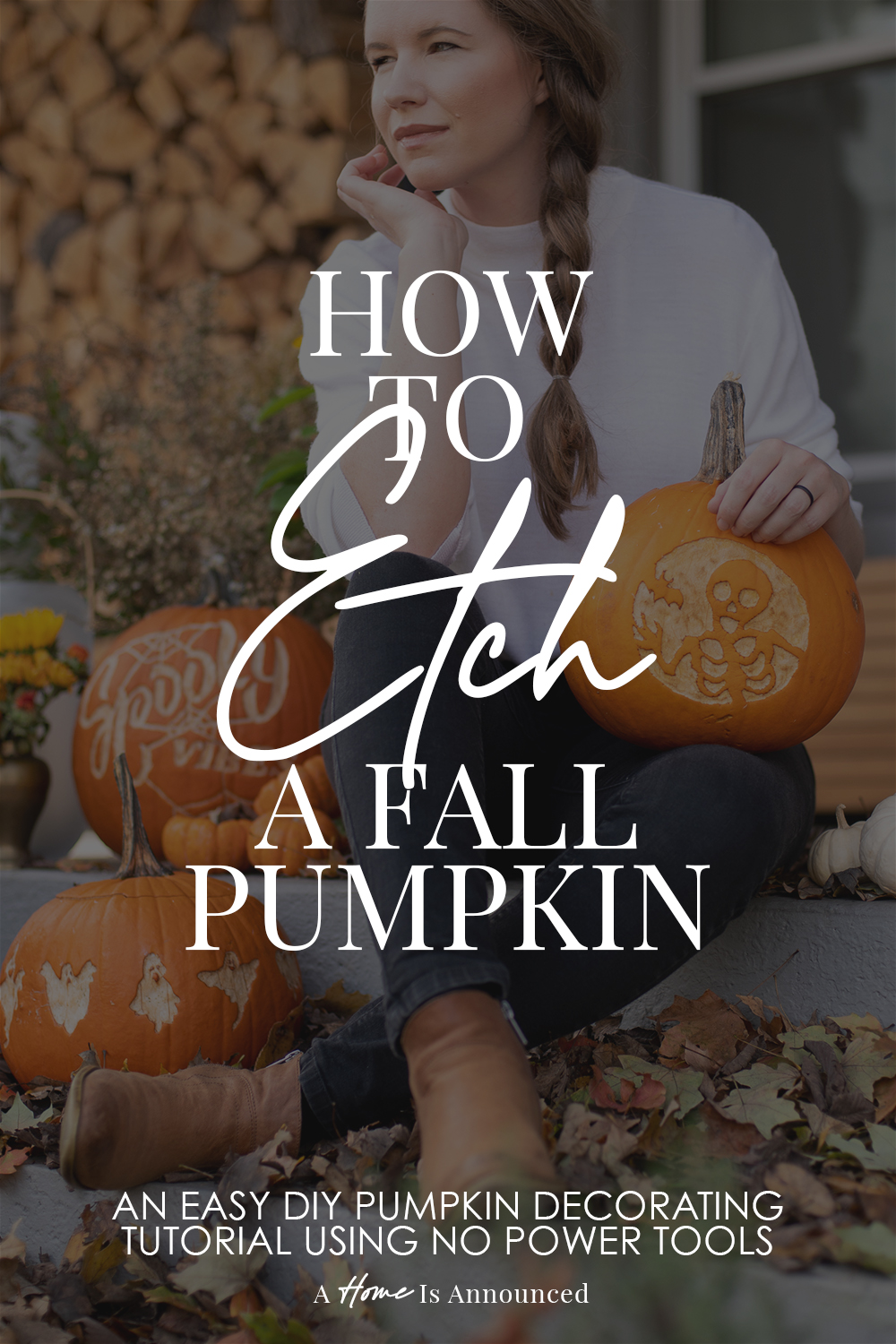 How To Etch Any Design On A Pumpkin - A Home Is Announced