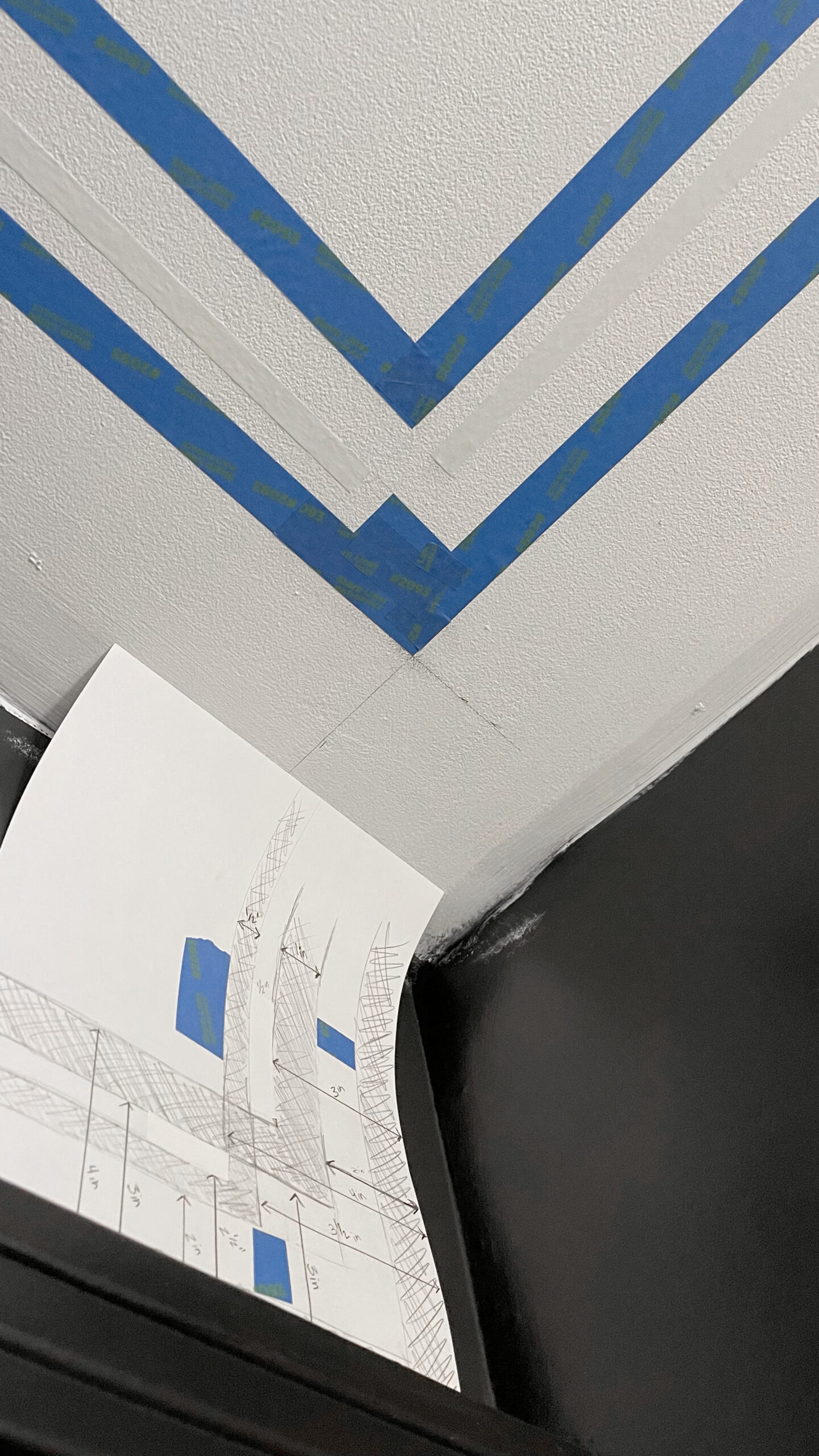 My DIY Art Deco Inspired Accent Ceiling - A Home Is Announced