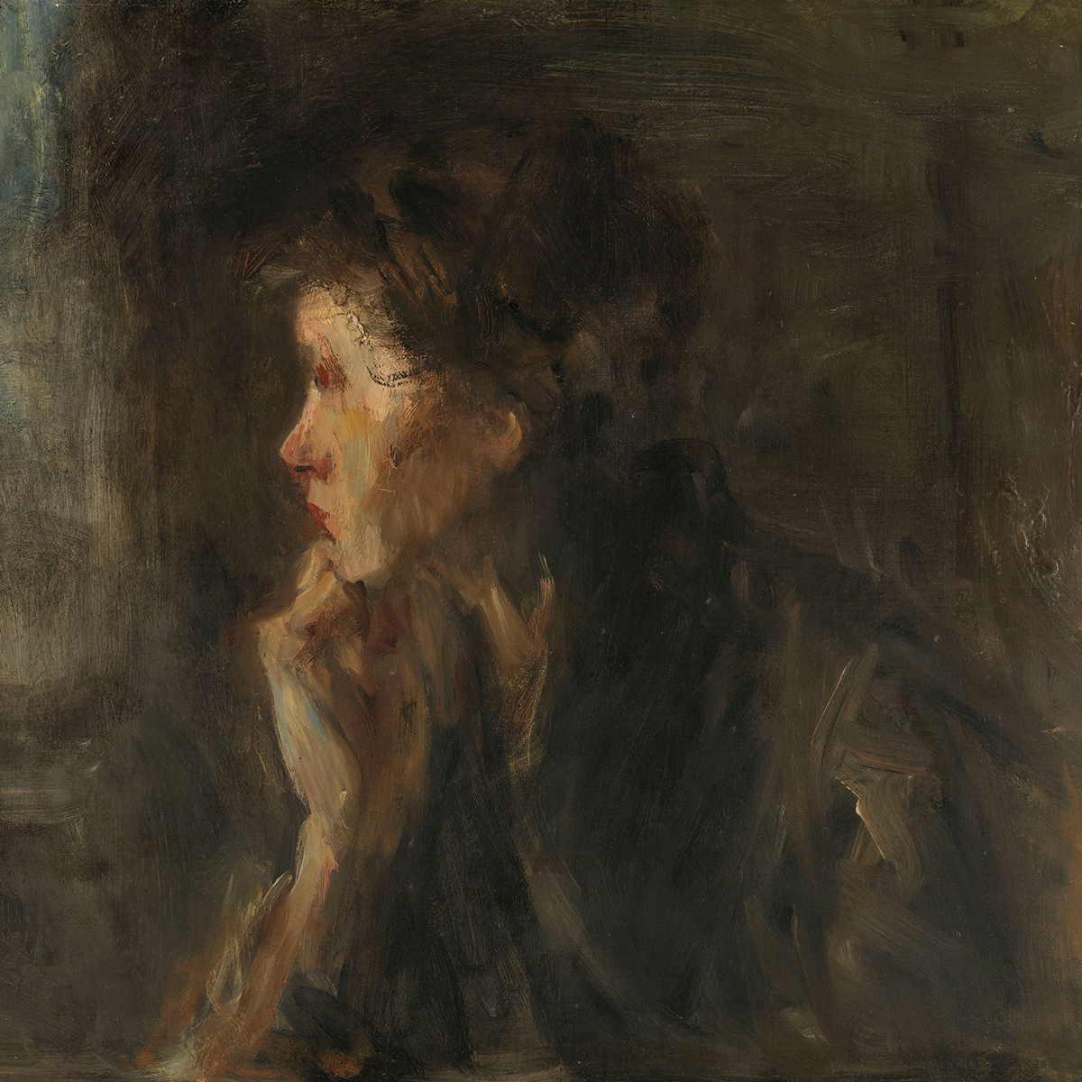 Public Domain Artwork: Portraits & People - A Home Is Announced