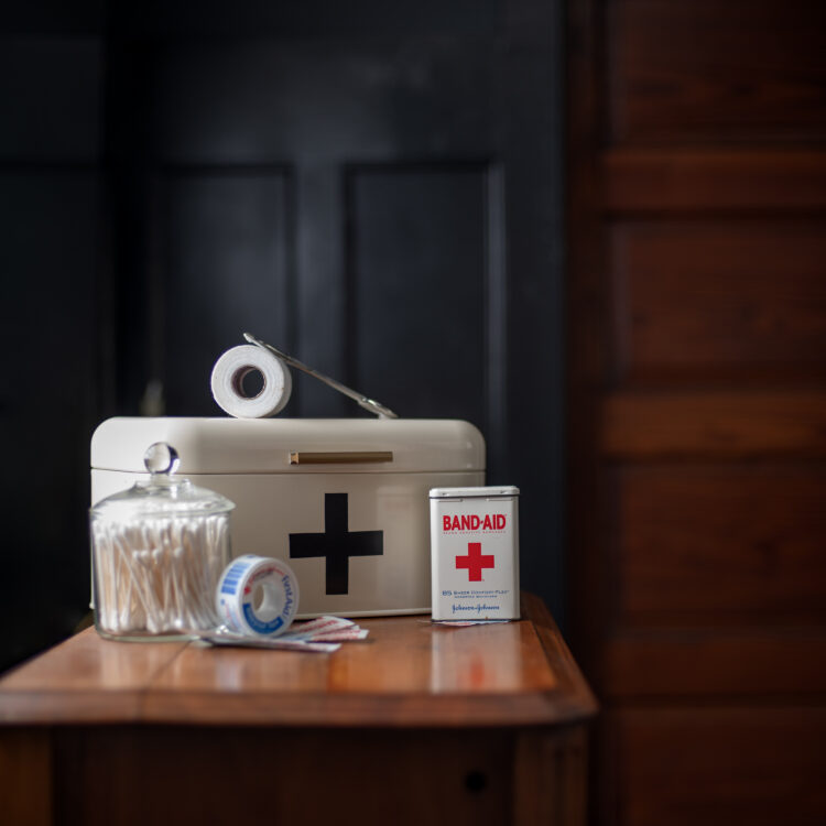DIY Vintage Inspired First Aid Kit Box - A Home Is Announced
