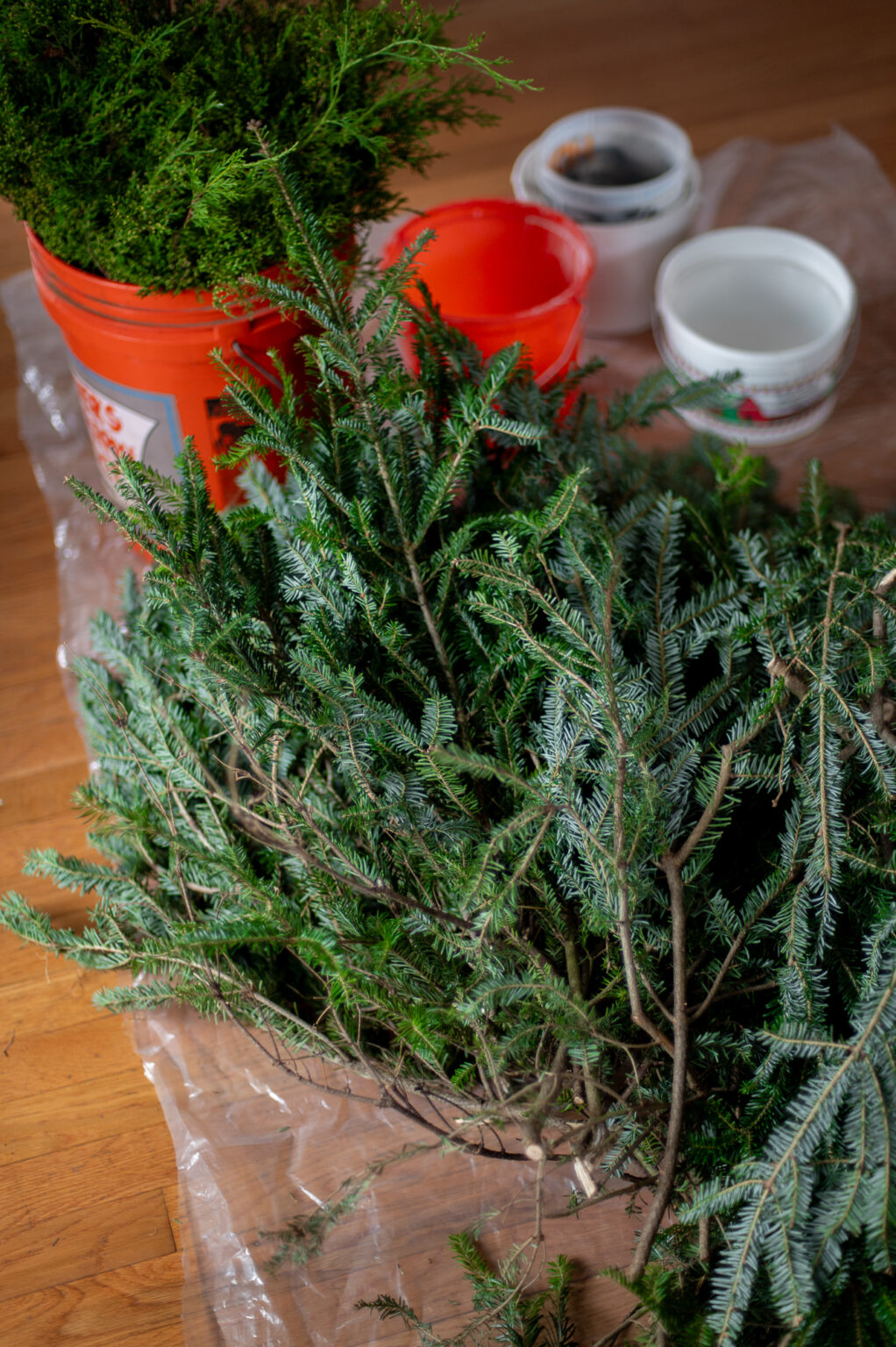 How To Make DIY Evergreen Garland Practically For Free - A Home Is ...