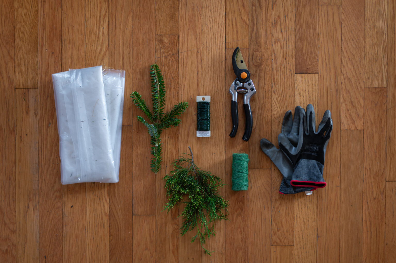 How To Make DIY Evergreen Garland Practically For Free - A Home Is ...