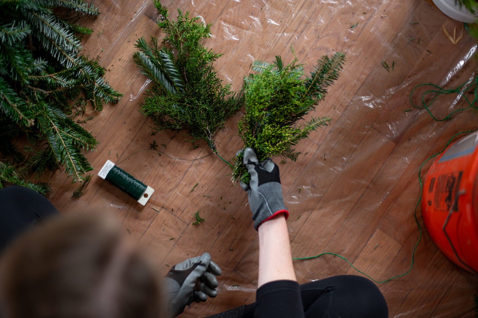 How To Make DIY Evergreen Garland Practically For Free - A Home Is ...