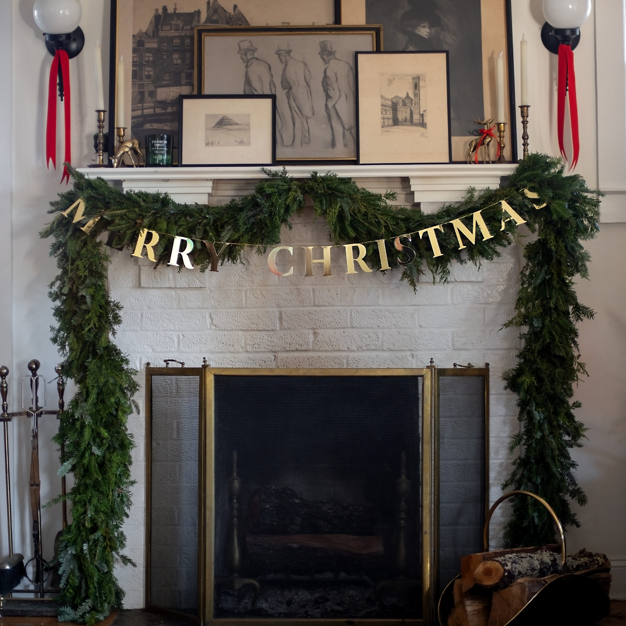 How To Make DIY Evergreen Garland Practically For Free - A Home Is ...