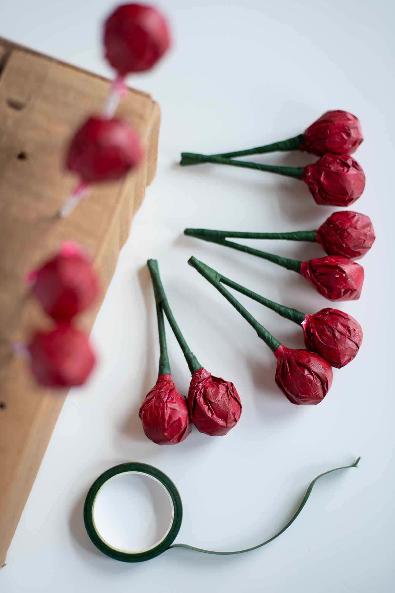 DIY Tootsie Pop Cherry Valentines - A Home Is Announced