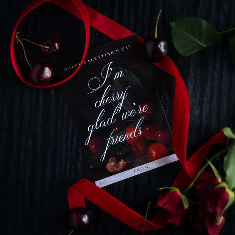 A Cherry Nice Valentine's Day Card Printable - A Home Is Announced
