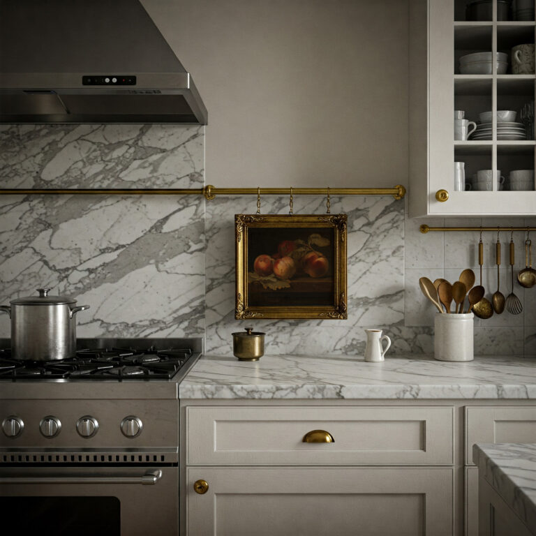 10 Classic Ways To Display Art In A Kitchen - A Home Is Announced