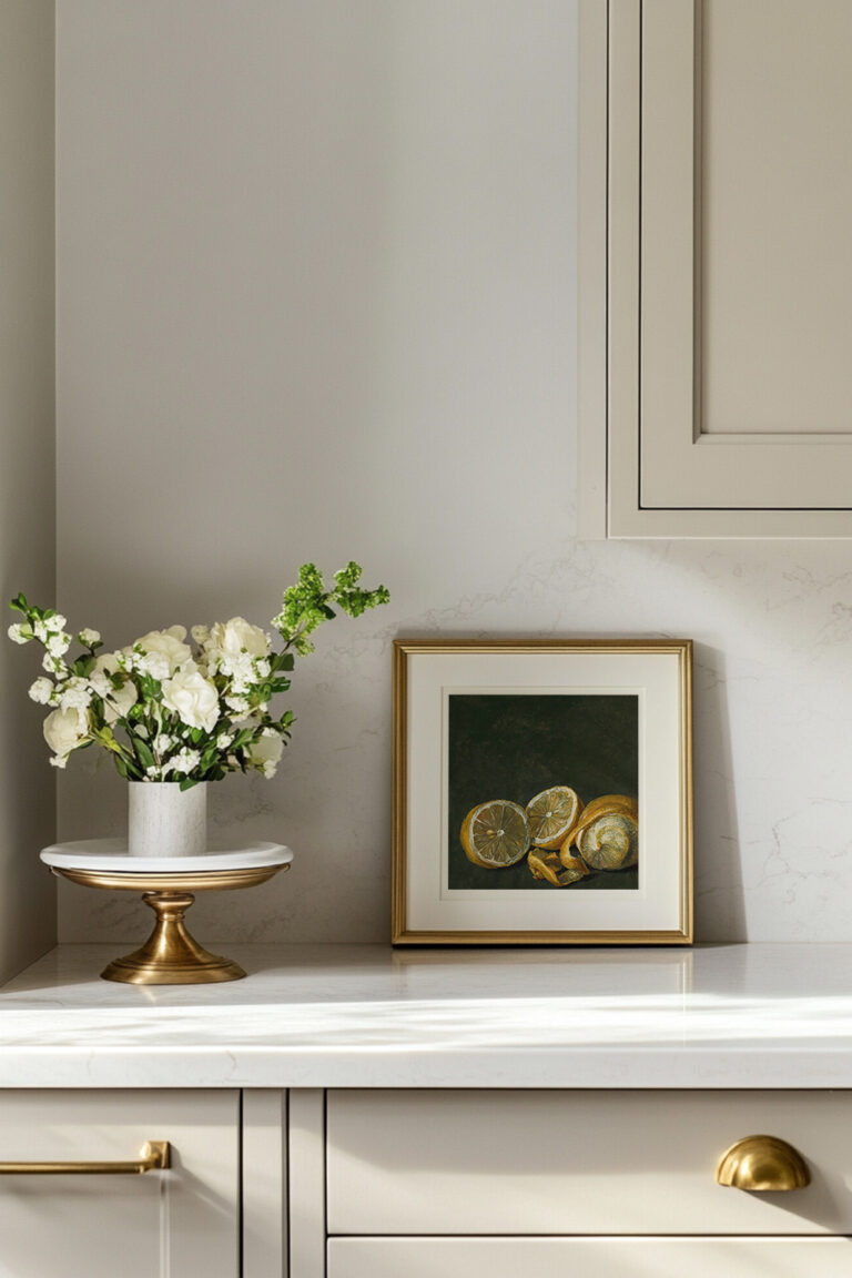 10 Classic Ways To Display Art In A Kitchen - A Home Is Announced