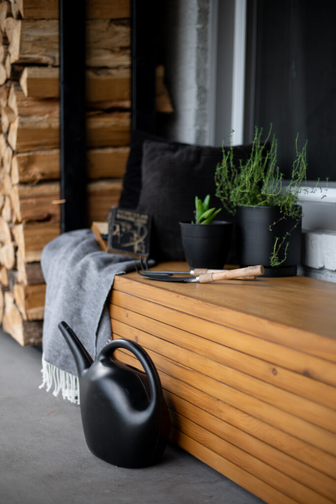 How To Build A DIY Outdoor Storage Bench - A Home Is Announced