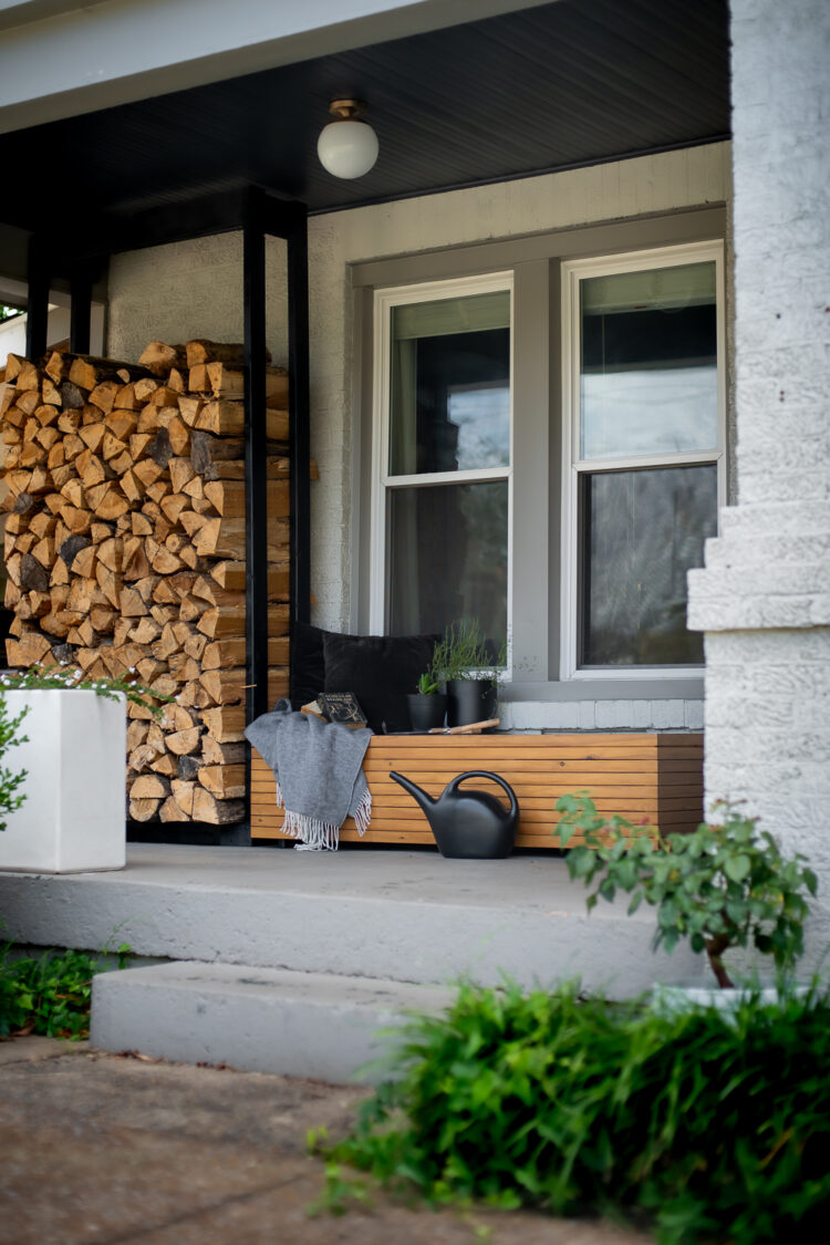 How To Build A DIY Outdoor Storage Bench - A Home Is Announced