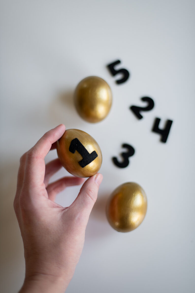 DIY Numbered Golden Easter Eggs (And 8 Creative Ideas For How To Use ...
