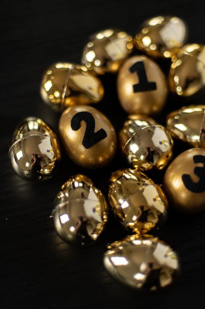 DIY Numbered Golden Easter Eggs (And 8 Creative Ideas For How To Use ...