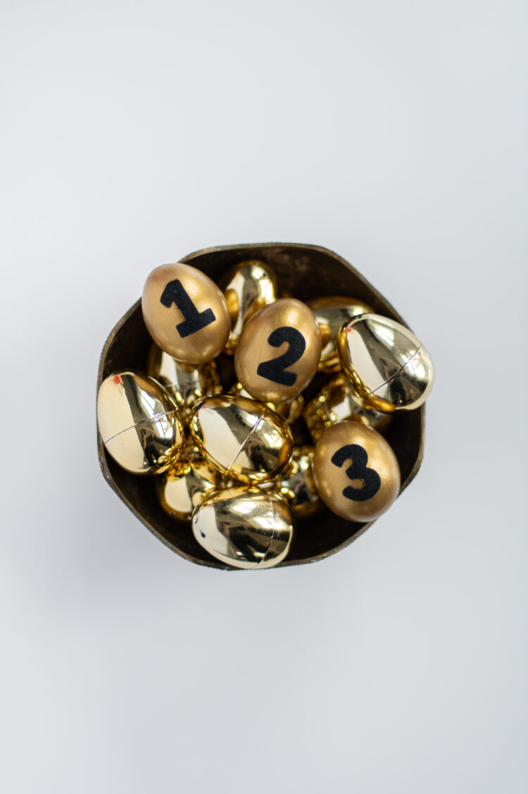 DIY Numbered Golden Easter Eggs (And 8 Creative Ideas For How To Use ...