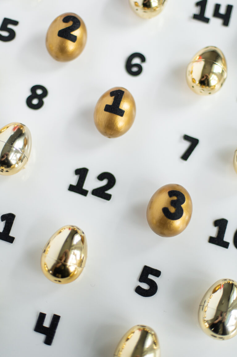 DIY Numbered Golden Easter Eggs (And 8 Creative Ideas For How To Use ...