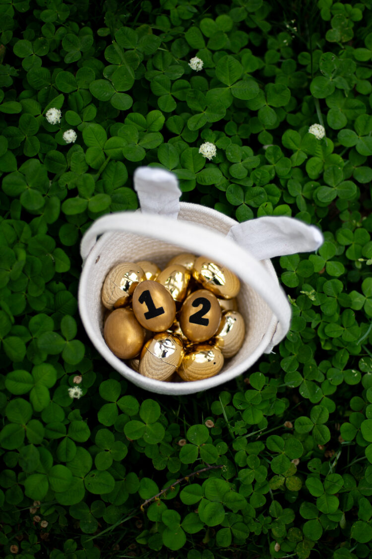 DIY Numbered Golden Easter Eggs (And 8 Creative Ideas For How To Use ...