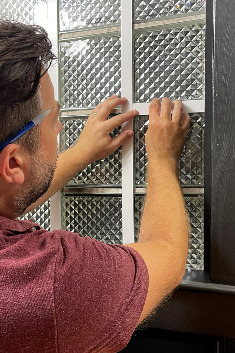 Update a Glass Block Window with This One Easy Trick - A Home Is Announced