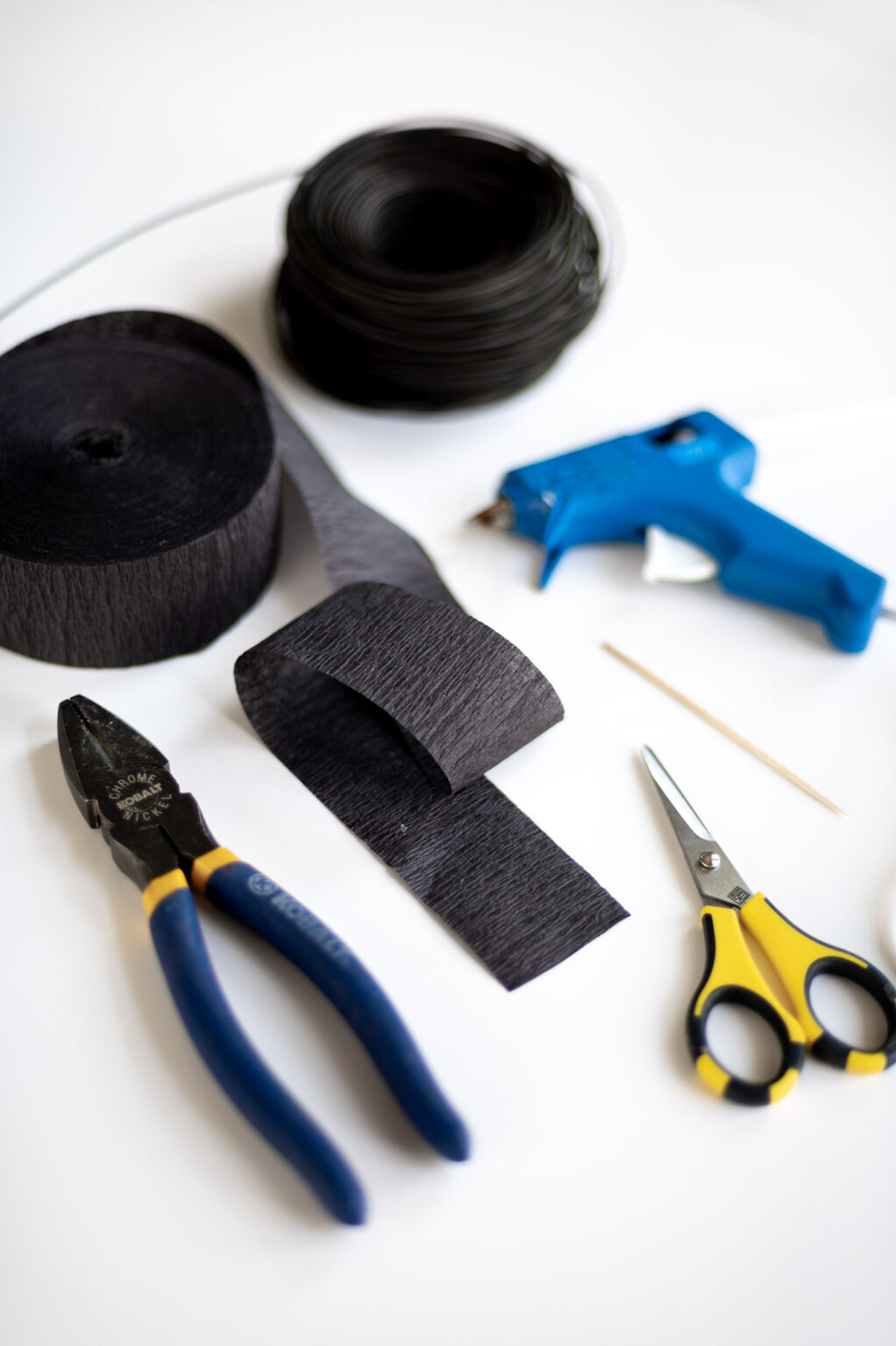 How to Make Black Streamer Roses for Elegant Halloween Decor - A Home ...