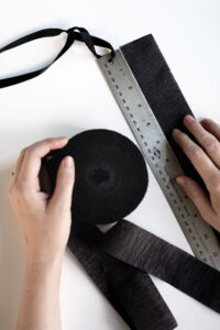 How to Make Black Streamer Roses for Elegant Halloween Decor - A Home ...