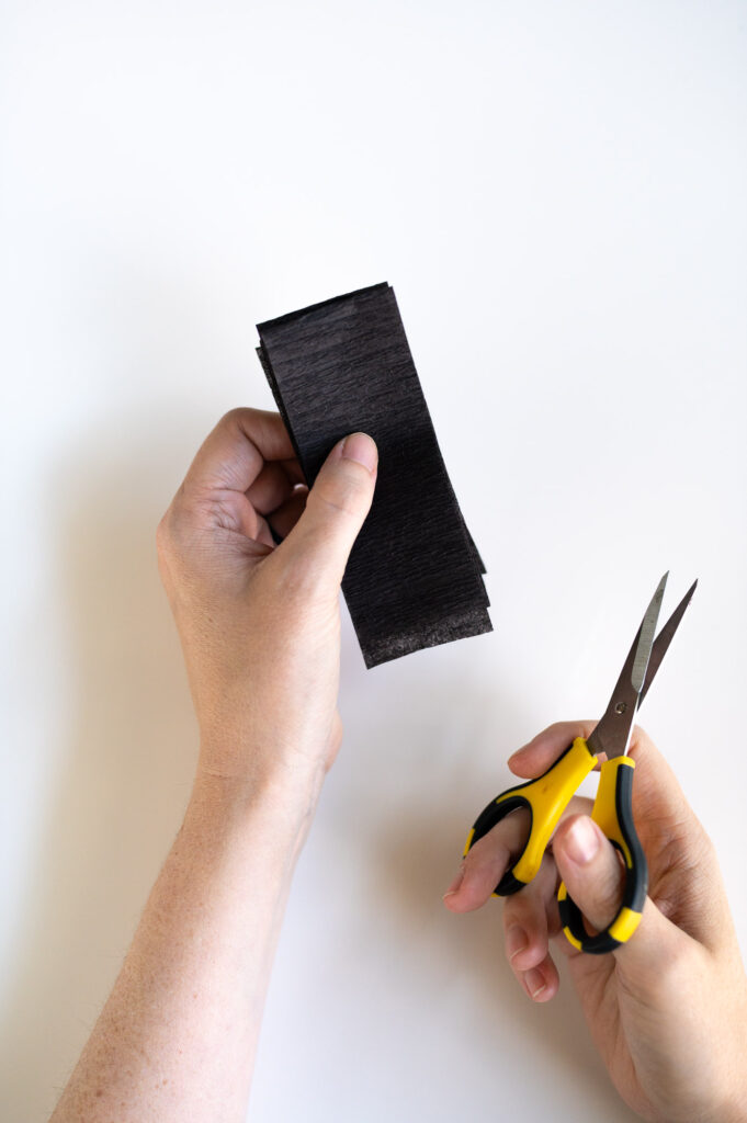 How to Make Black Streamer Roses for Elegant Halloween Decor - A Home ...