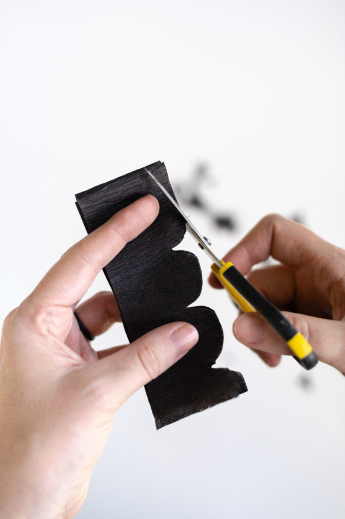 How to Make Black Streamer Roses for Elegant Halloween Decor - A Home ...