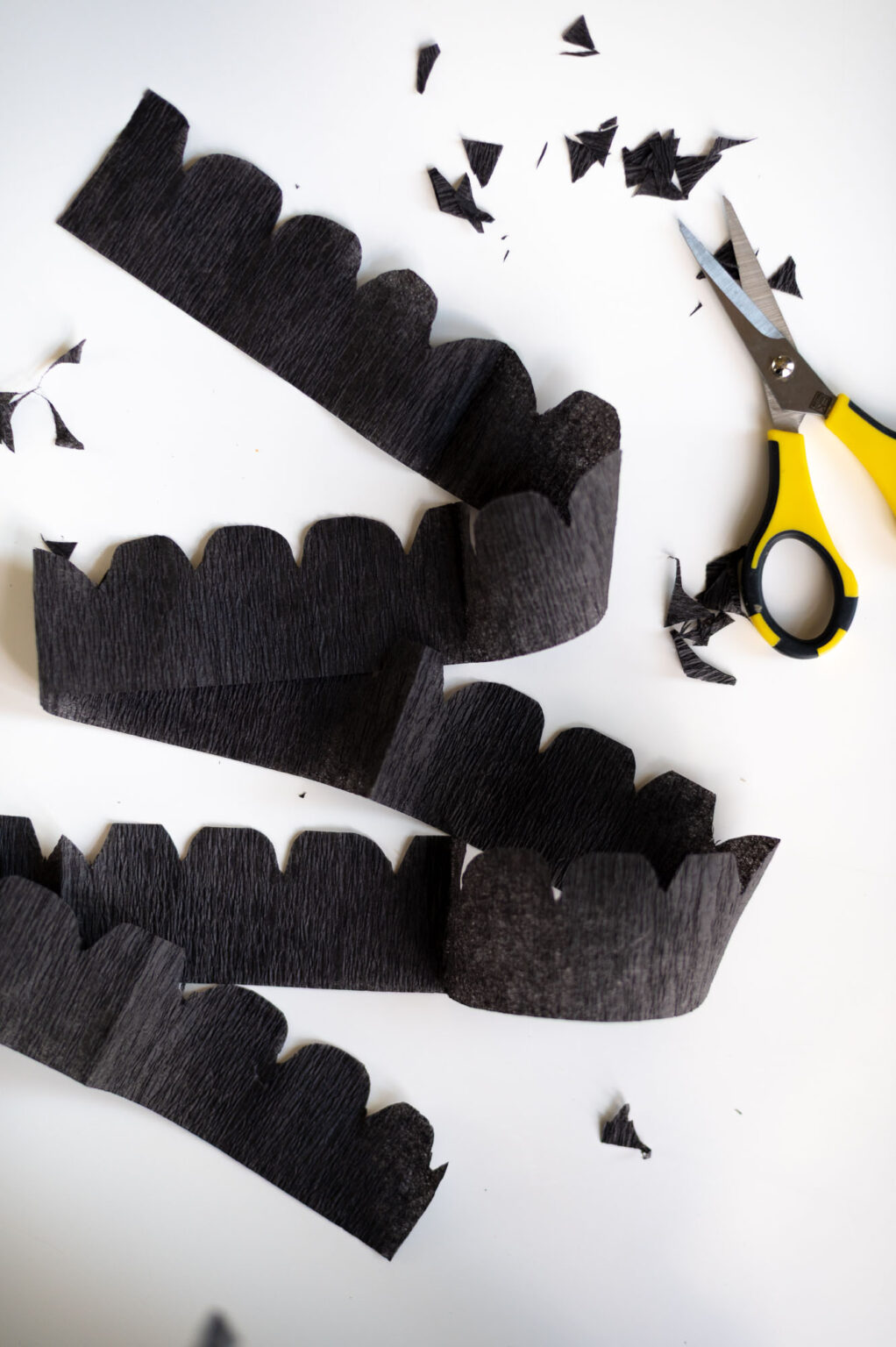 How to Make Black Streamer Roses for Elegant Halloween Decor - A Home ...