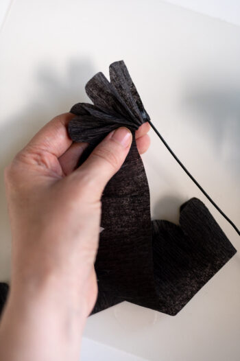How to Make Black Streamer Roses for Elegant Halloween Decor - A Home ...