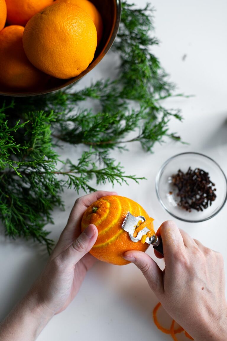 How To Make Orange Clove Pomander Balls For Christmas - A Home Is Announced