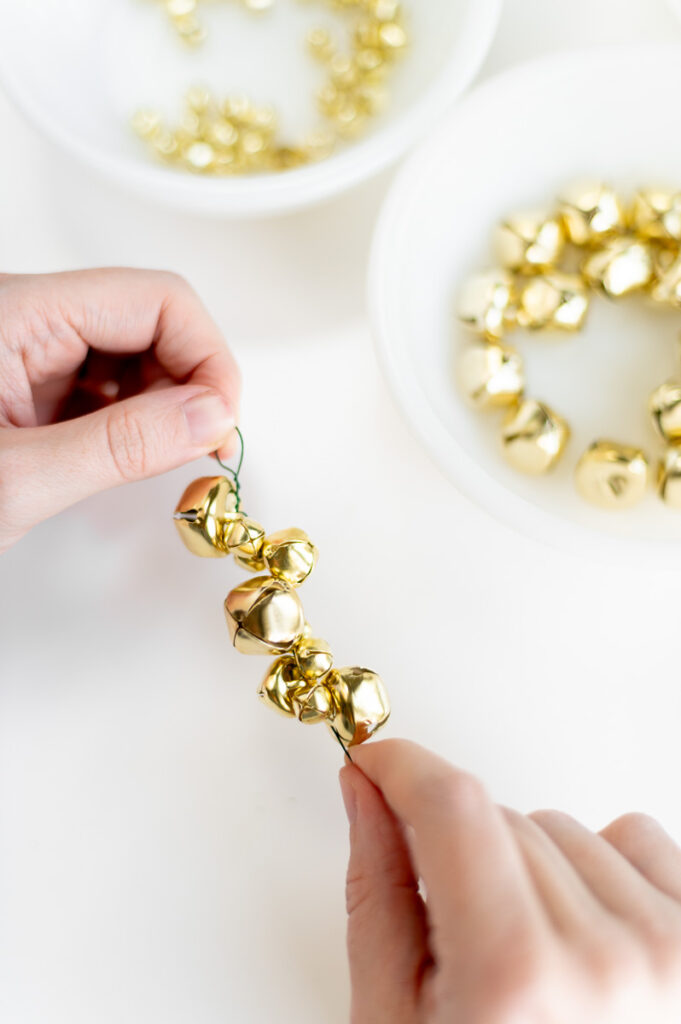 How To Make DIY Jingle Bell Christmas Garland - A Home Is Announced